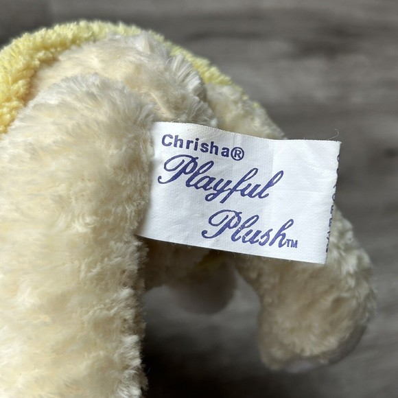 Chrisha | Toys | Vtg Chrisha Playful Plush Tan Yellow Bunny Rabbit In ...